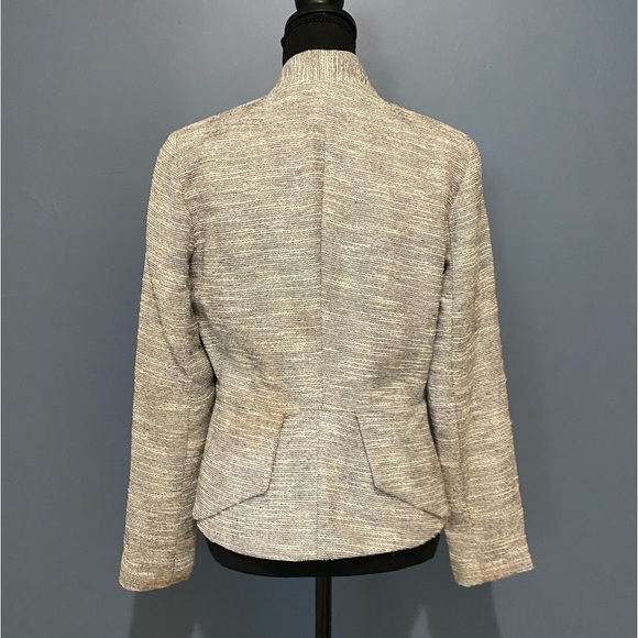 Nell | Jackets & Coats | Nell White And Gray Tweed Jacket | Poshmark